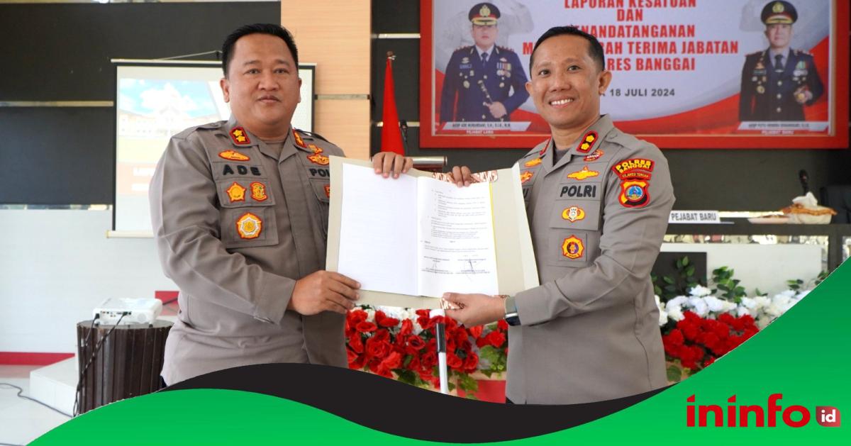Polres Banggai Gelar Memori Serah Terima, AKBP Putu Jabat Kapolres - ininfo